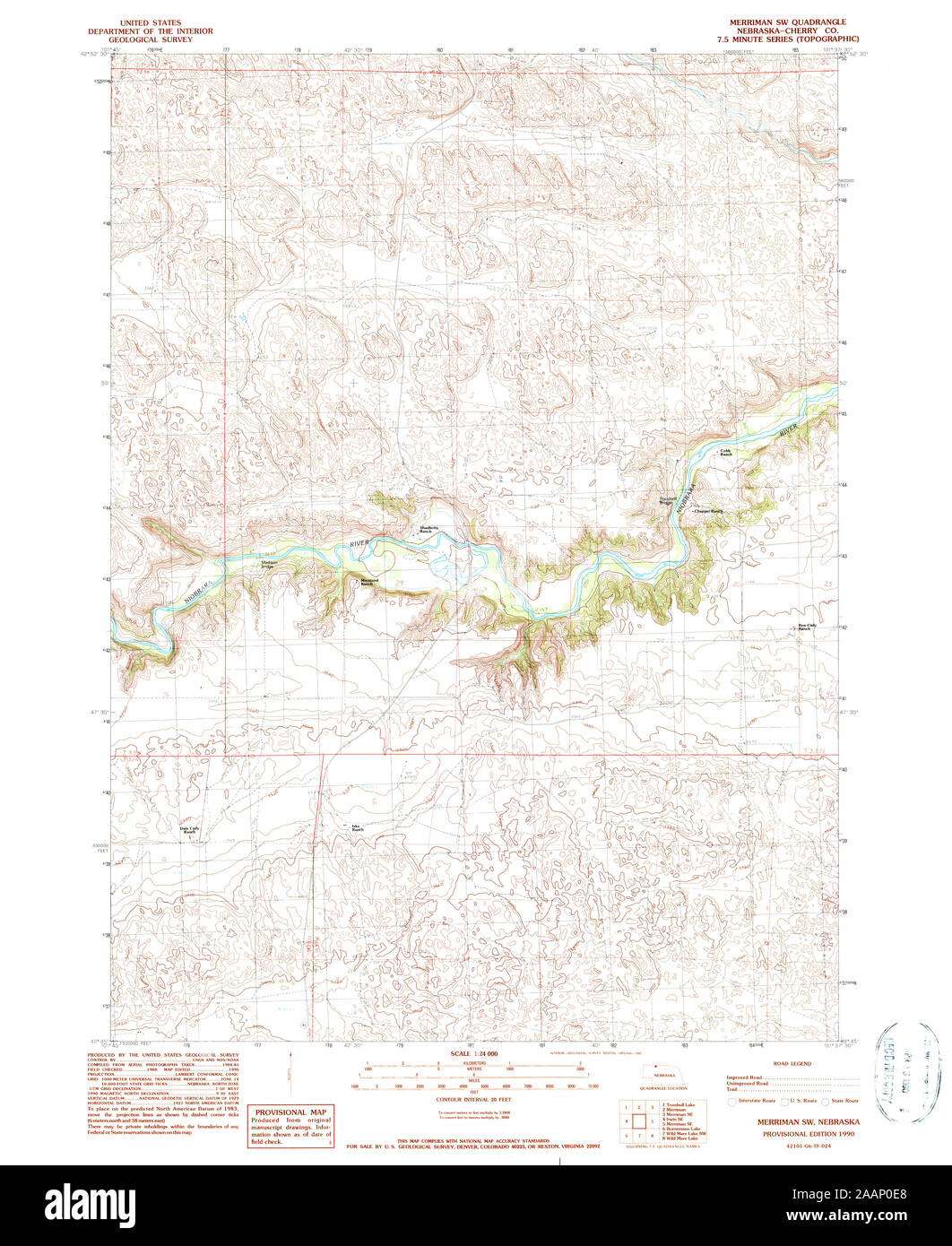 Map of merriman hi-res stock photography and images - Alamy
