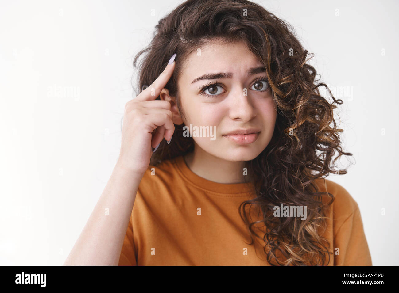 Are you out your mind. Portrait freaked out bothered pissed young ...