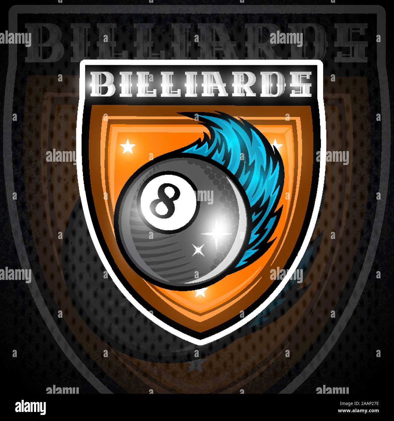 Pool table logo Stock Vector Images - Alamy