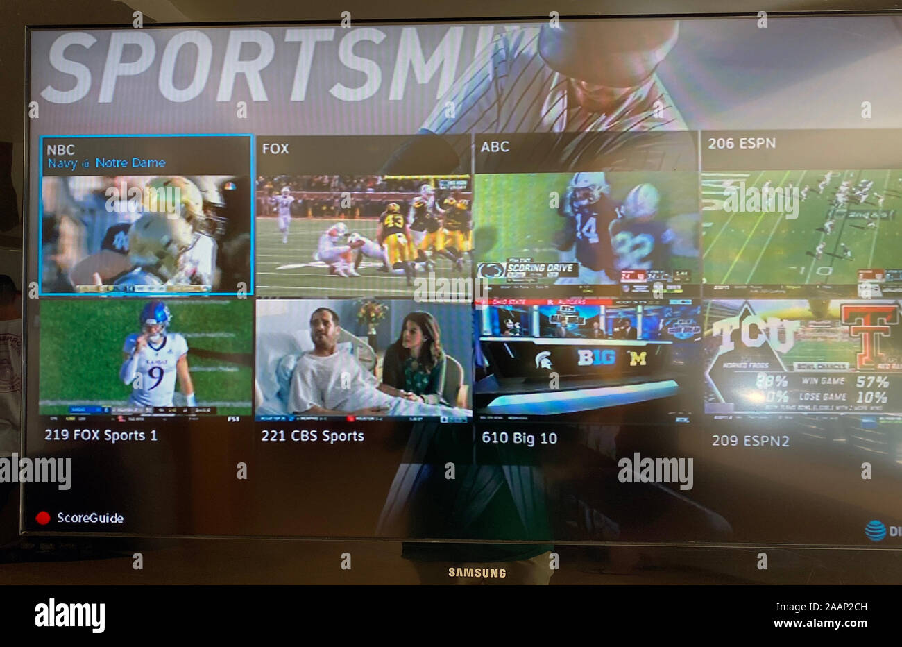 AMERICAN SPORTS CHANNELS in Miami, Photo: Tony Gale Stock Photo - Alamy