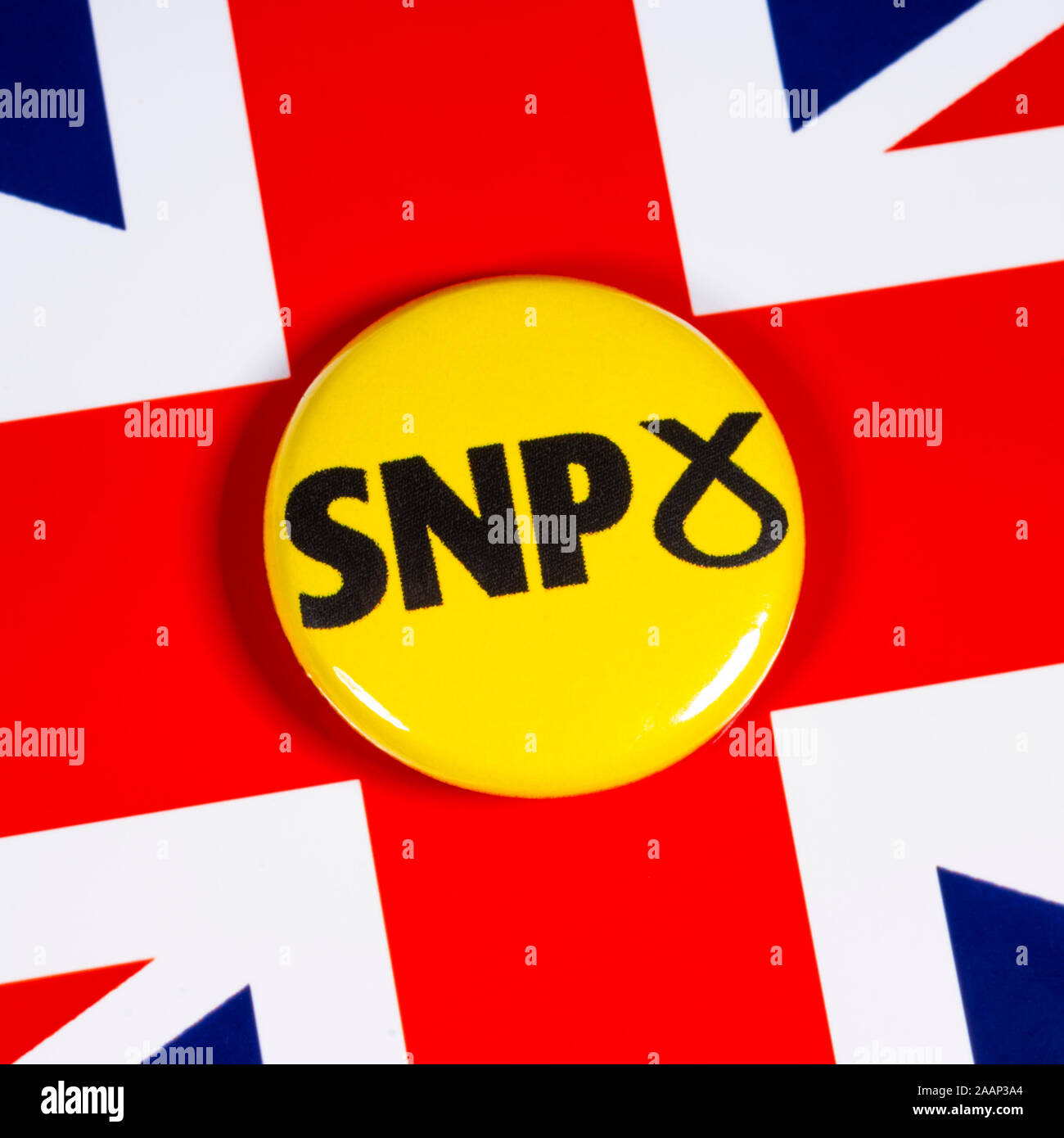 Snp party pin badge hi-res stock photography and images - Alamy
