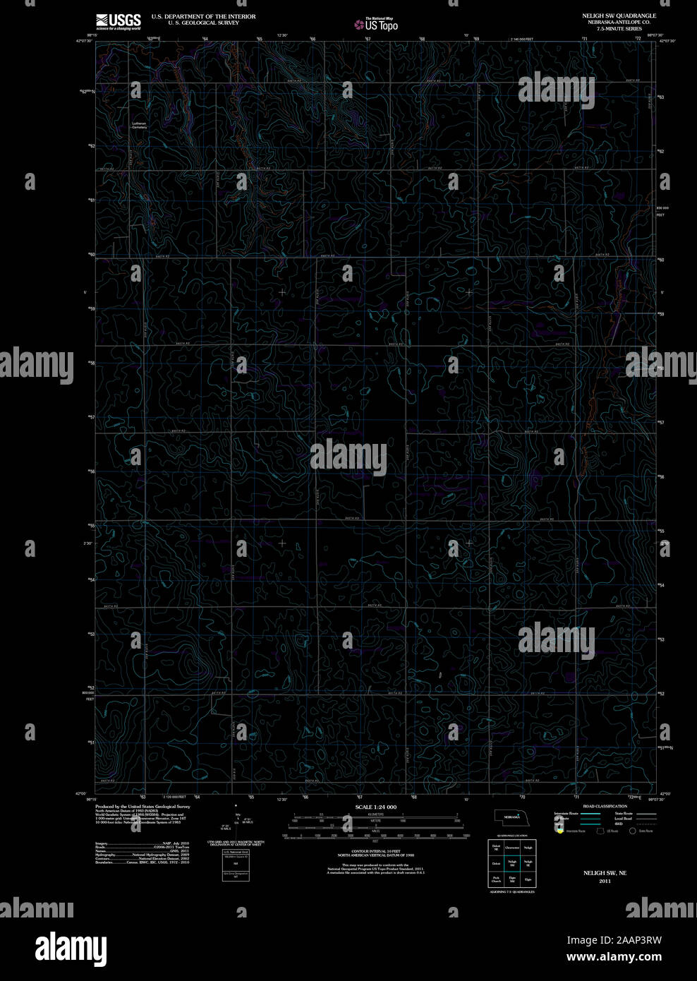 Map of neligh hi-res stock photography and images - Alamy