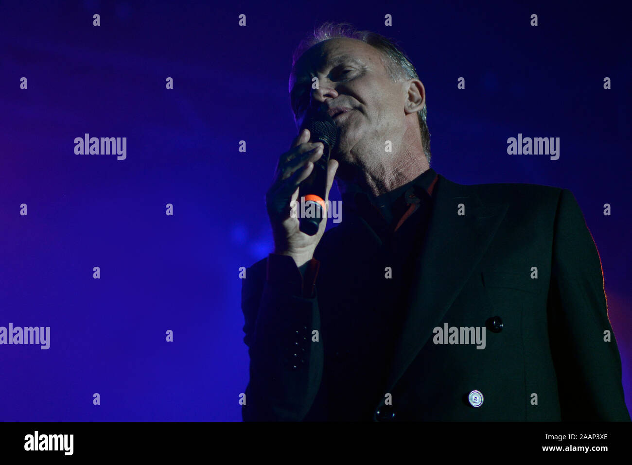 The singer Sting at the Griminelli & Friends concert Stock Photo - Alamy