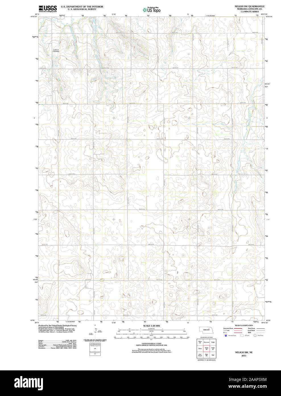 Map of neligh hi-res stock photography and images - Alamy