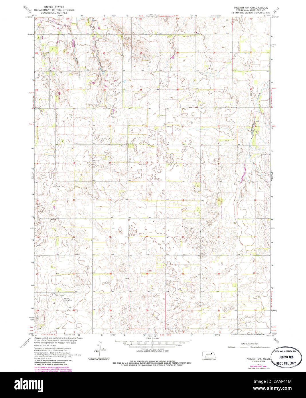 Map of neligh hi-res stock photography and images - Alamy