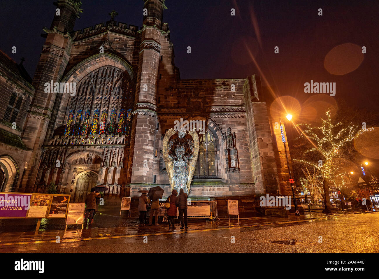 Chester christmas lights 2019 Stock Photo - Alamy