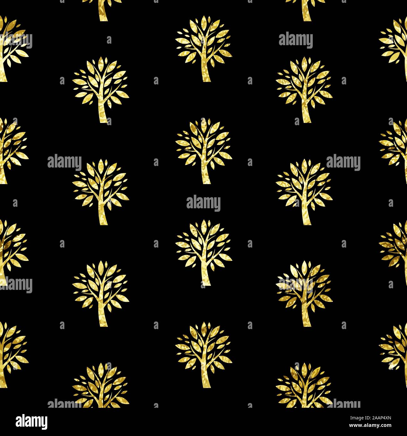 Abstract Vector Tree Seamless Pattern Background Illustration Stock ...