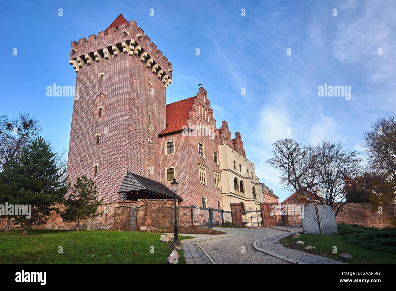 Historic tower reconstructed royal castle in Poznan Stock Photo - Alamy