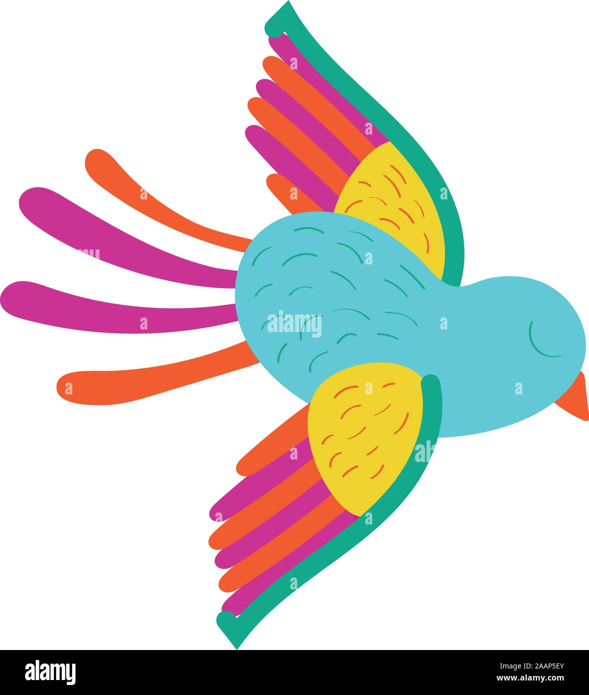 Mexico bird vintage illustration Cut Out Stock Images & Pictures - Alamy