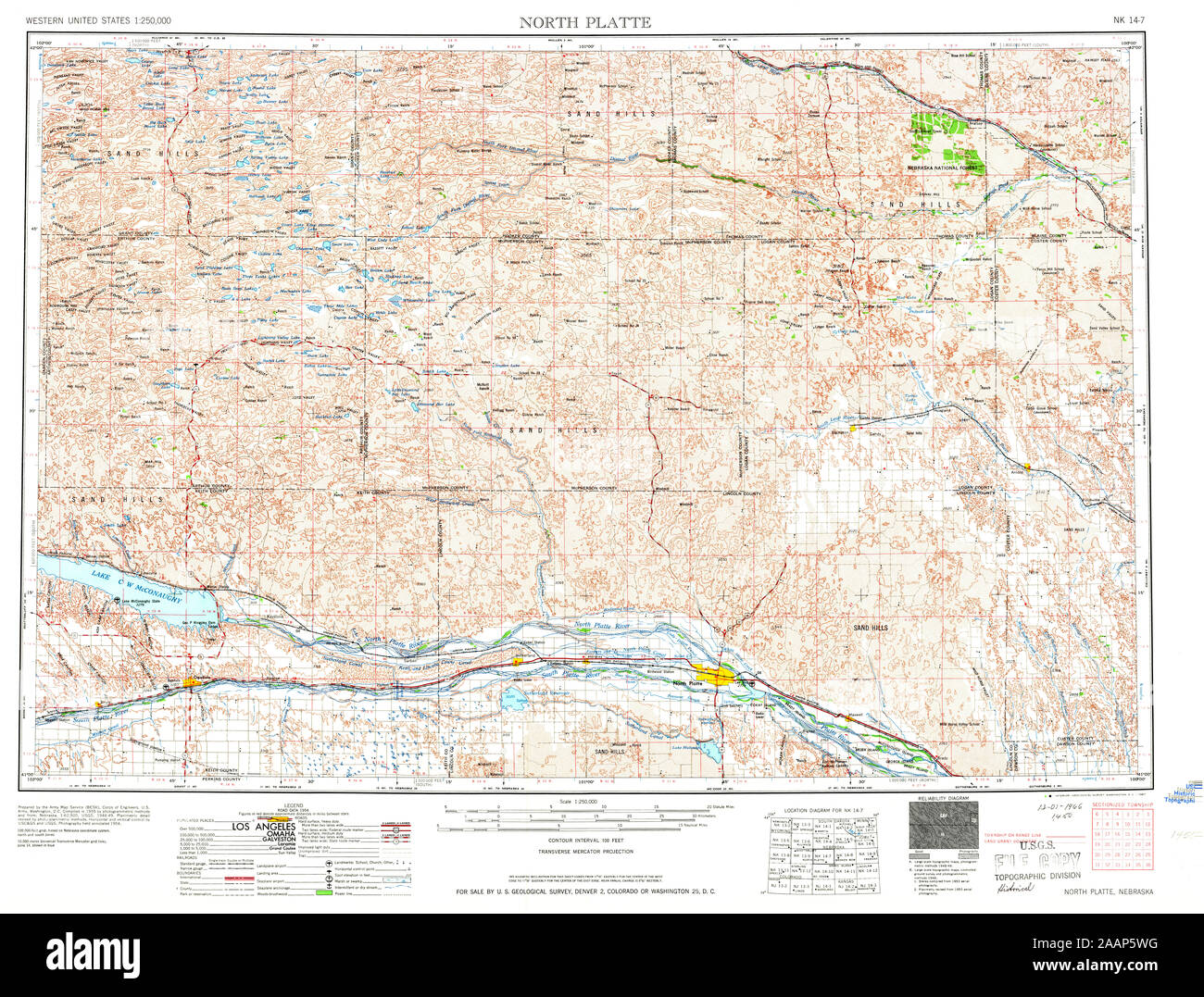 Map of north platte hi-res stock photography and images - Alamy