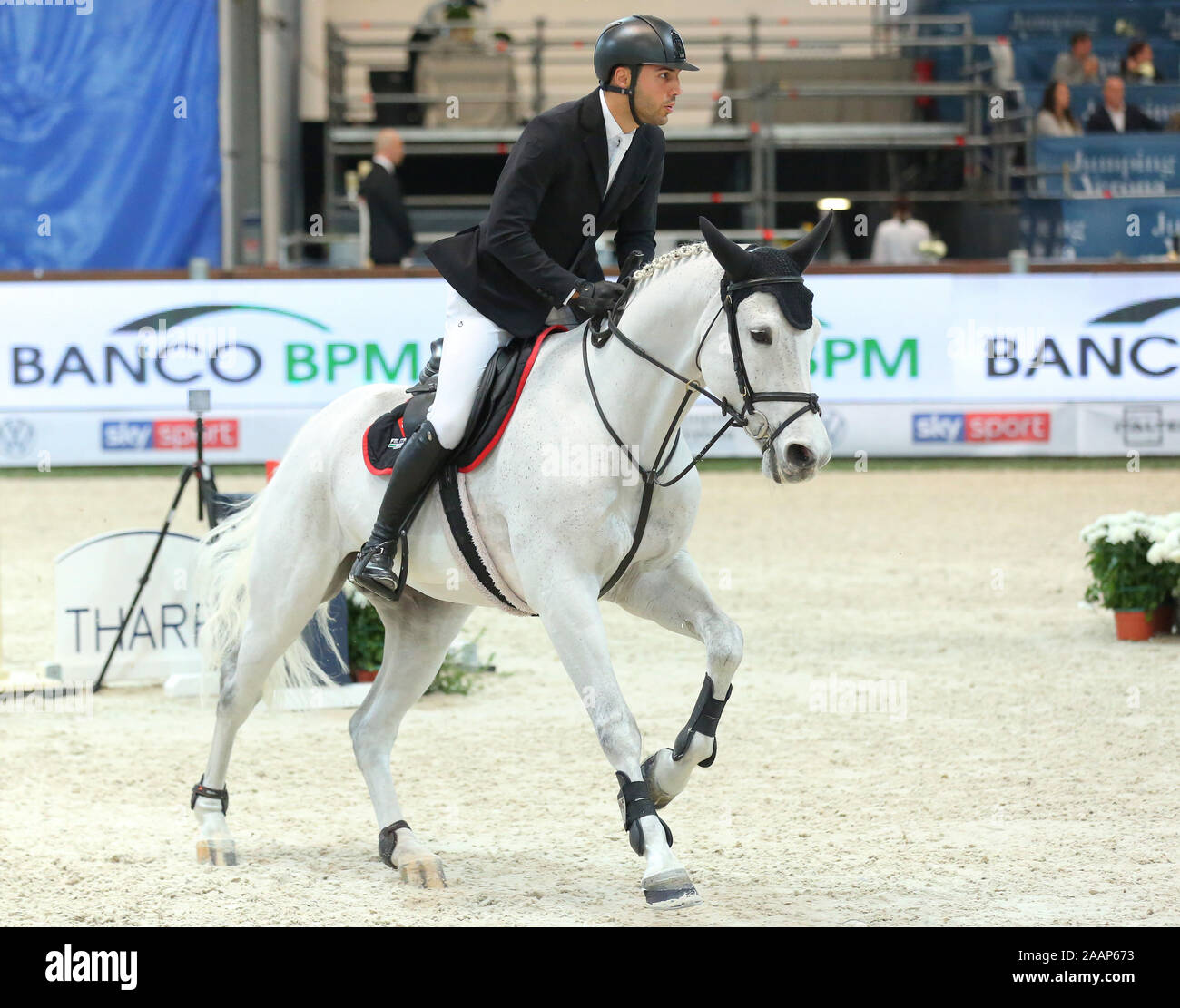 VERONA, ITALY - NOV 09: Andrea Benatti competing at the Franco Tucci ...