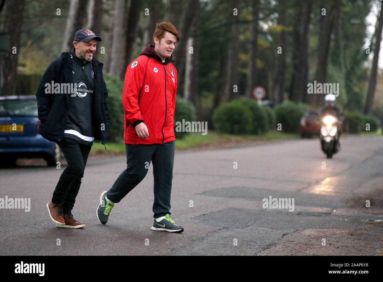 AFC Bournemouth fans arriving ahead of the Premier League match at the ...