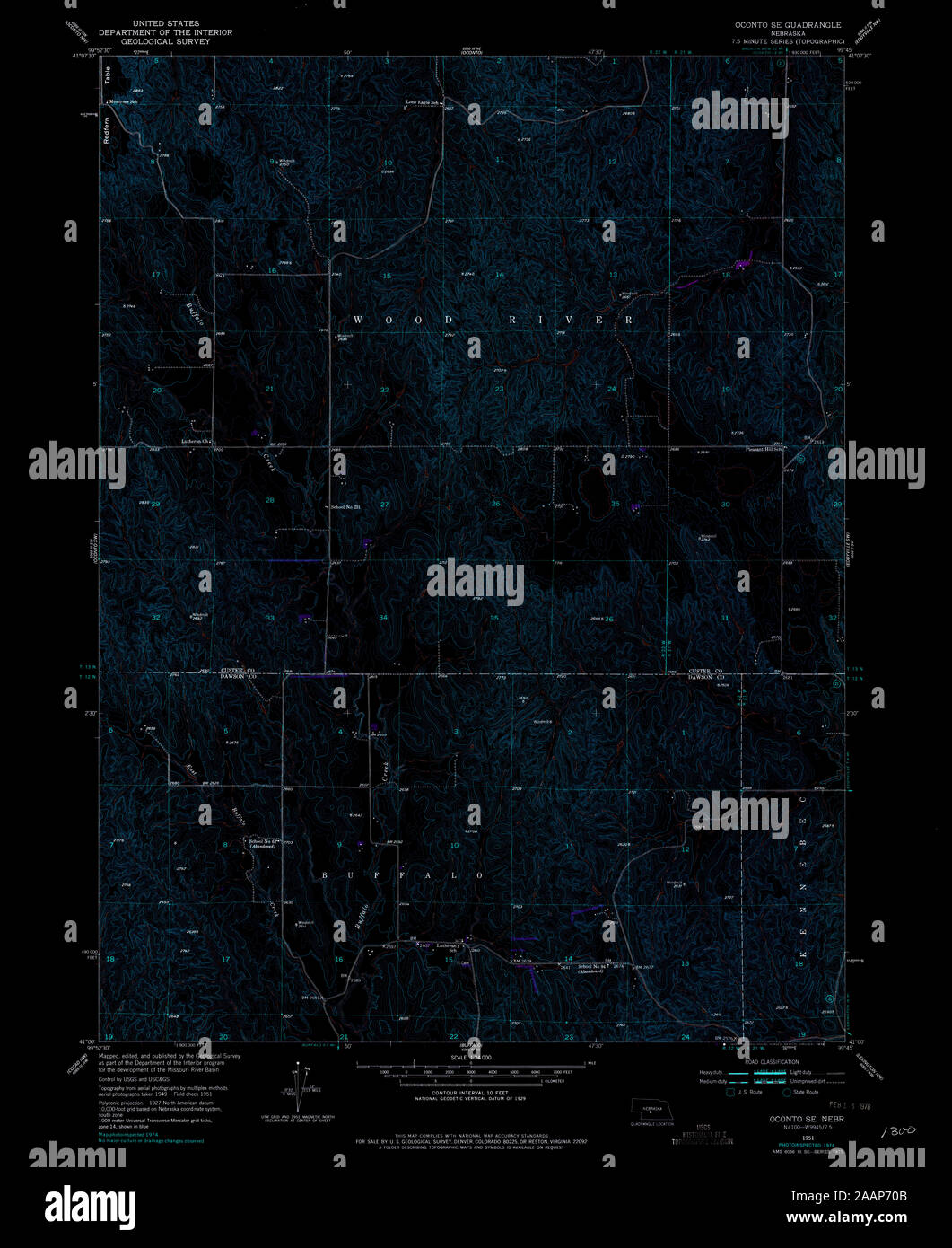 Map of oconto hi-res stock photography and images - Alamy