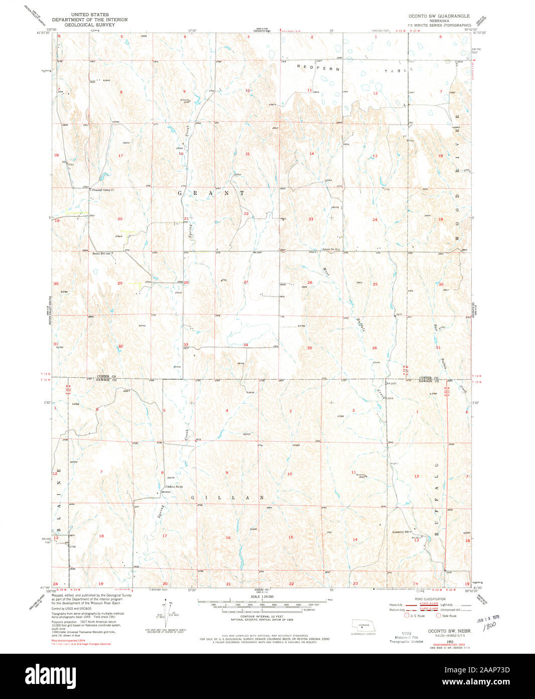 Map of oconto hi-res stock photography and images - Alamy