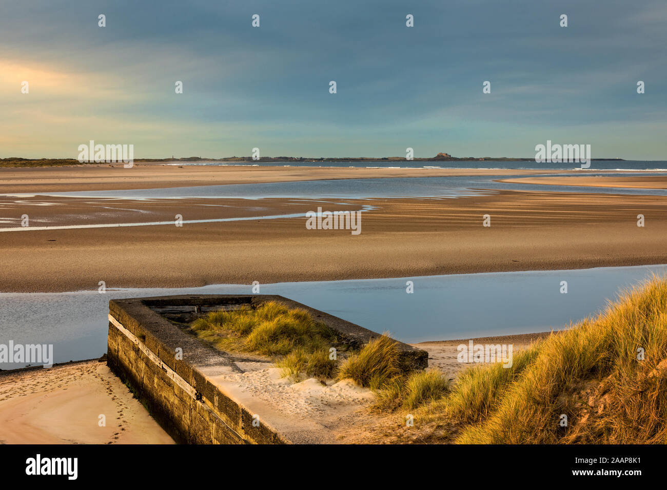 Holy island northumberland dunes hi-res stock photography and images ...