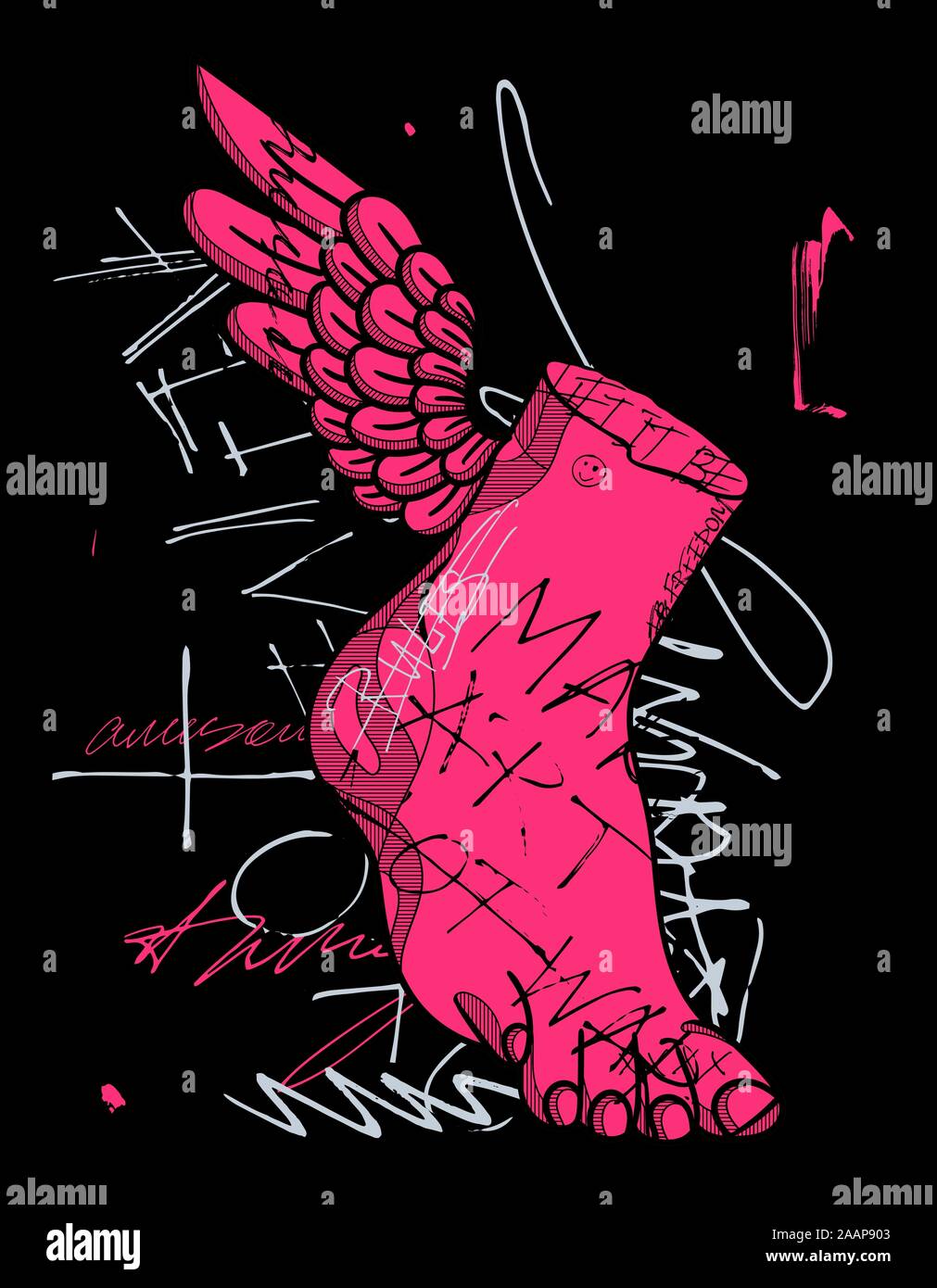 Vector lines classical hand drawn illustration Stock Vector Image & Art ...