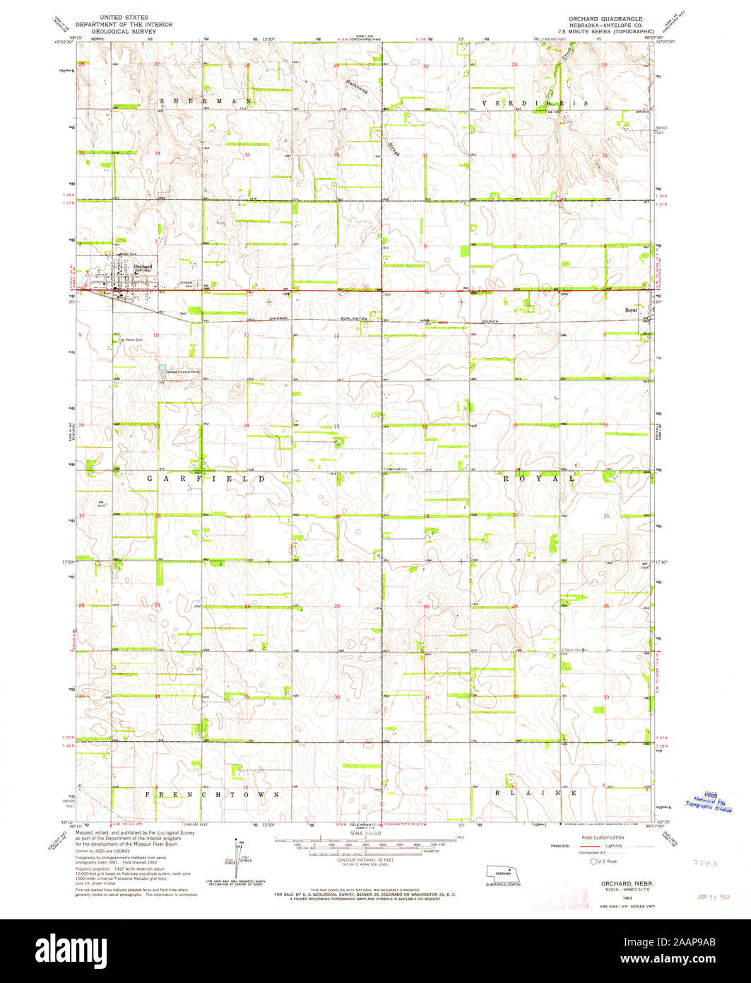 Orchard map Cut Out Stock Images & Pictures - Alamy