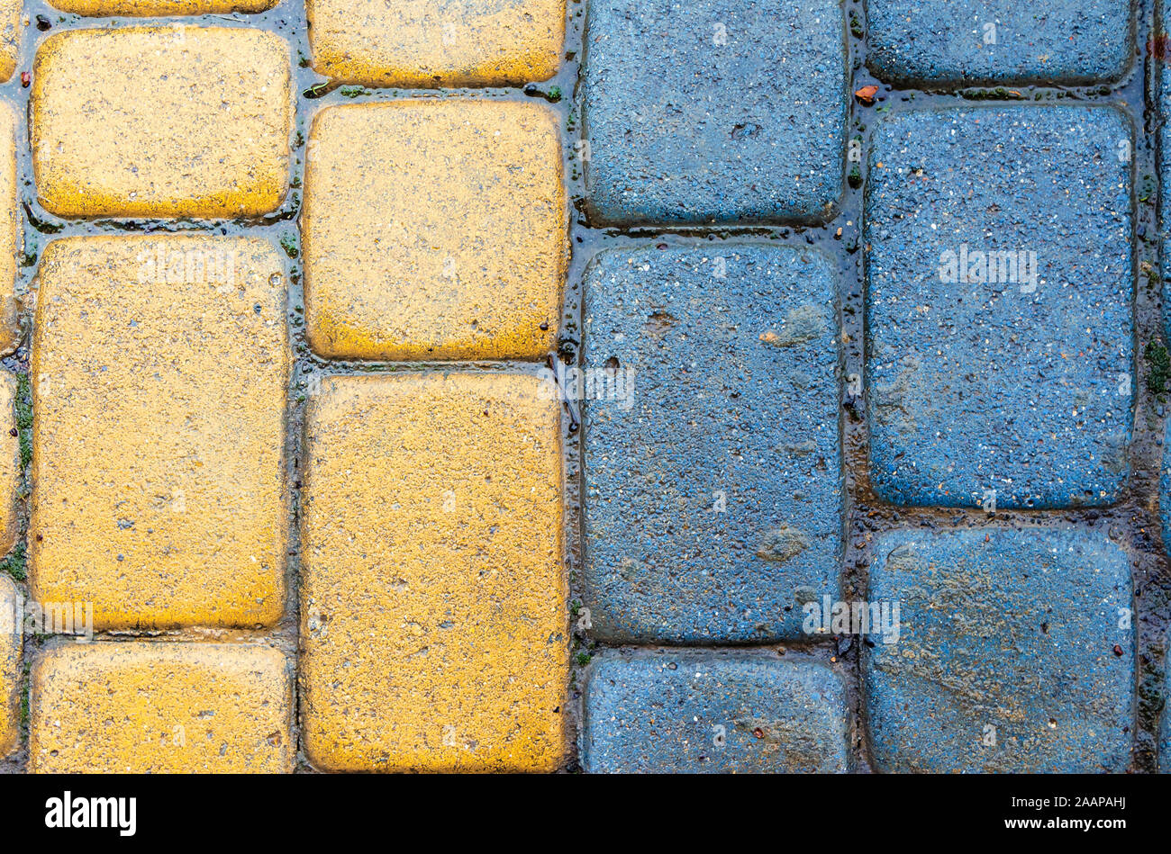 Blue Pavement Texture Blue And Grey Stone Pavement PBR Texture