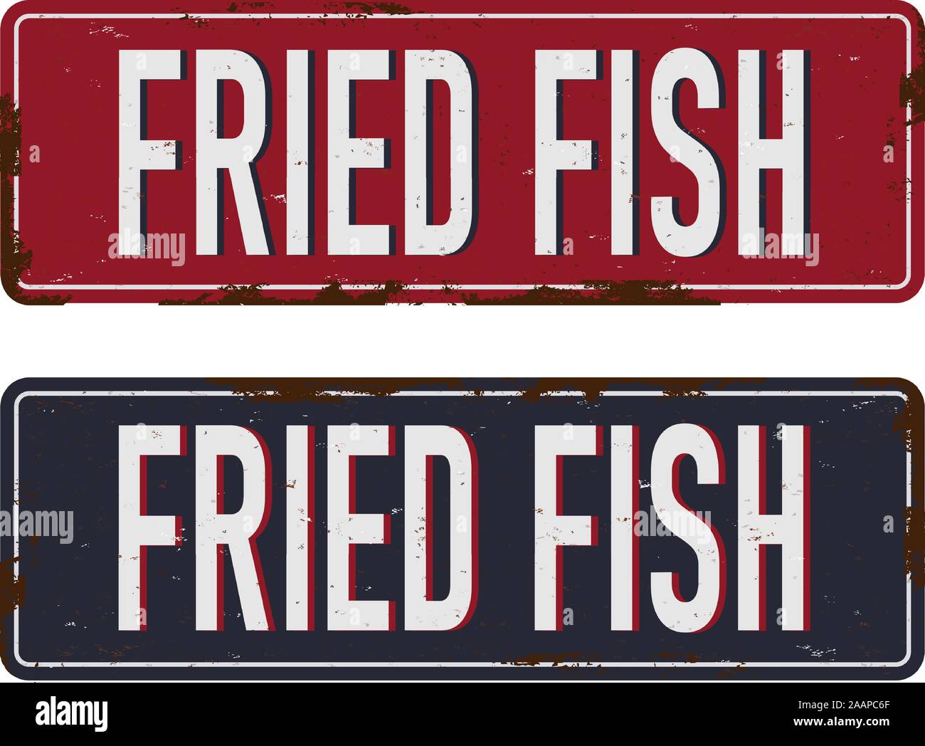 Grunge metal sign with text Fish Fry,vector illustration Stock Vector ...