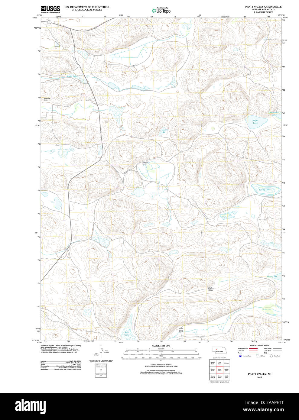Nebraska valley map hi-res stock photography and images - Alamy