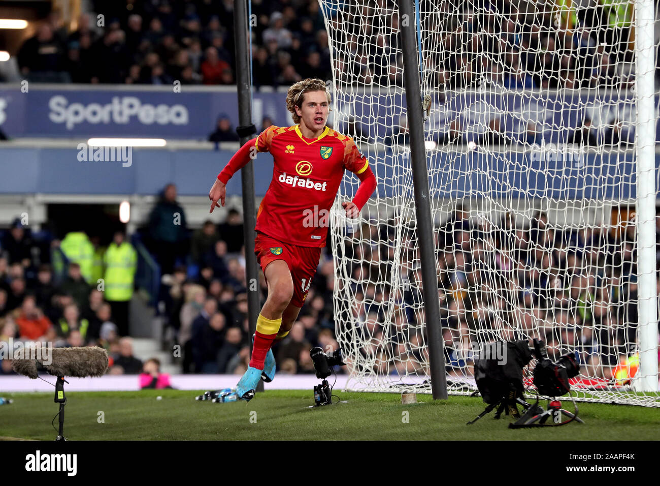 Norwich citys todd cantwell celebrates scoring hi-res stock photography ...