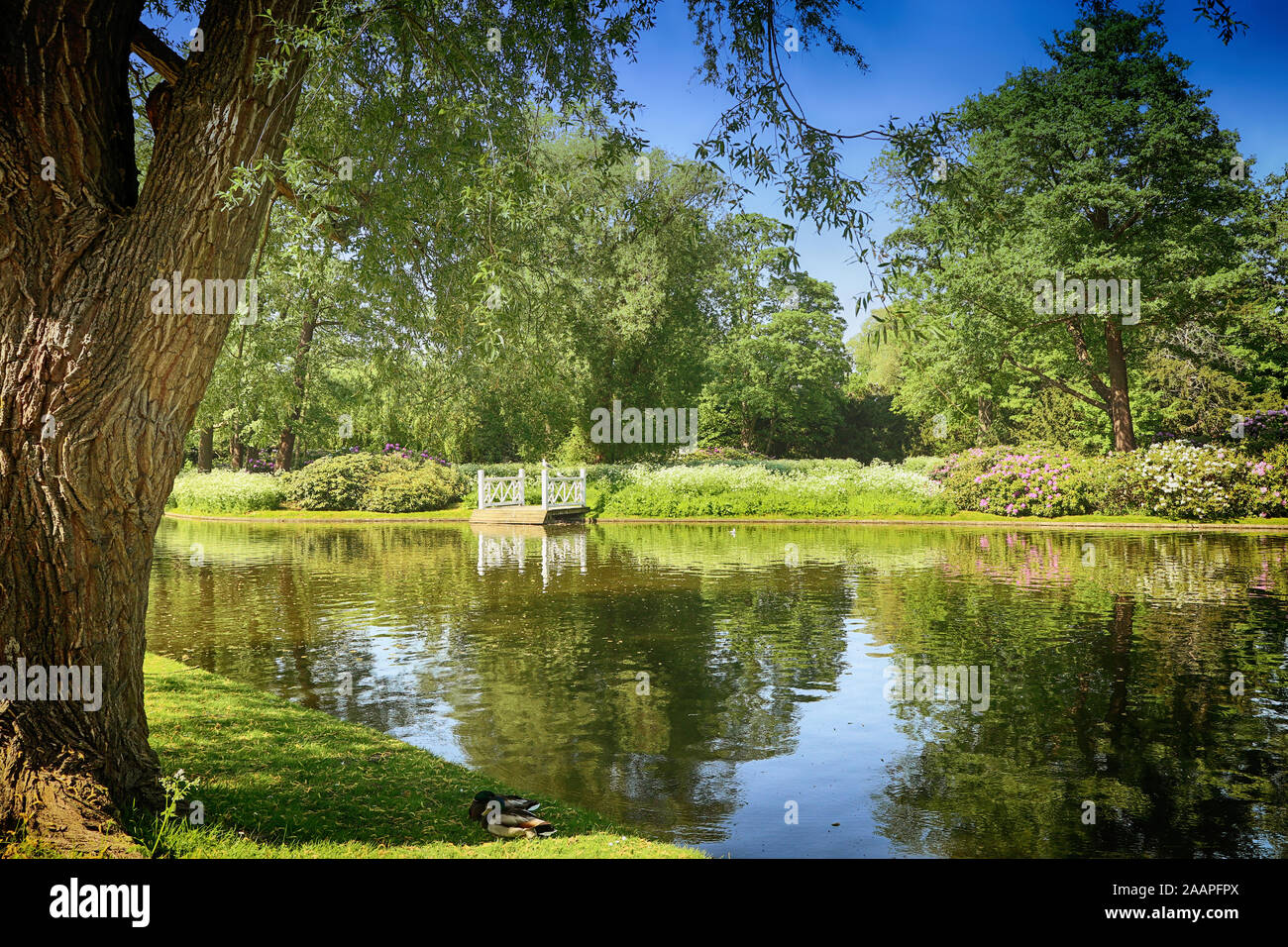 Frederiksberg gardens,Copenhagen: romantic landscape park in English ...