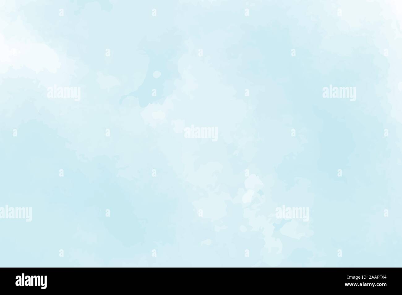 Watercolor sky with beautiful clouds. Abstract blue pastel background ...