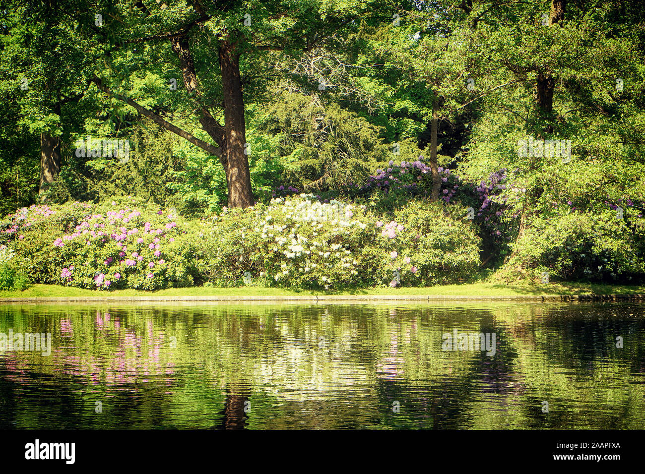 Frederiksberg gardens,Copenhagen: romantic landscape park in English ...
