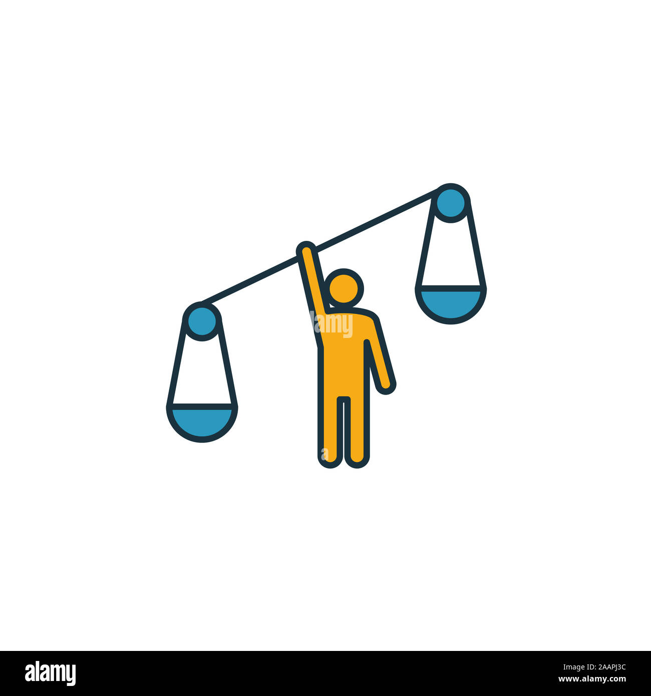Principles icon. Outline filled creative elemet from business ethics ...