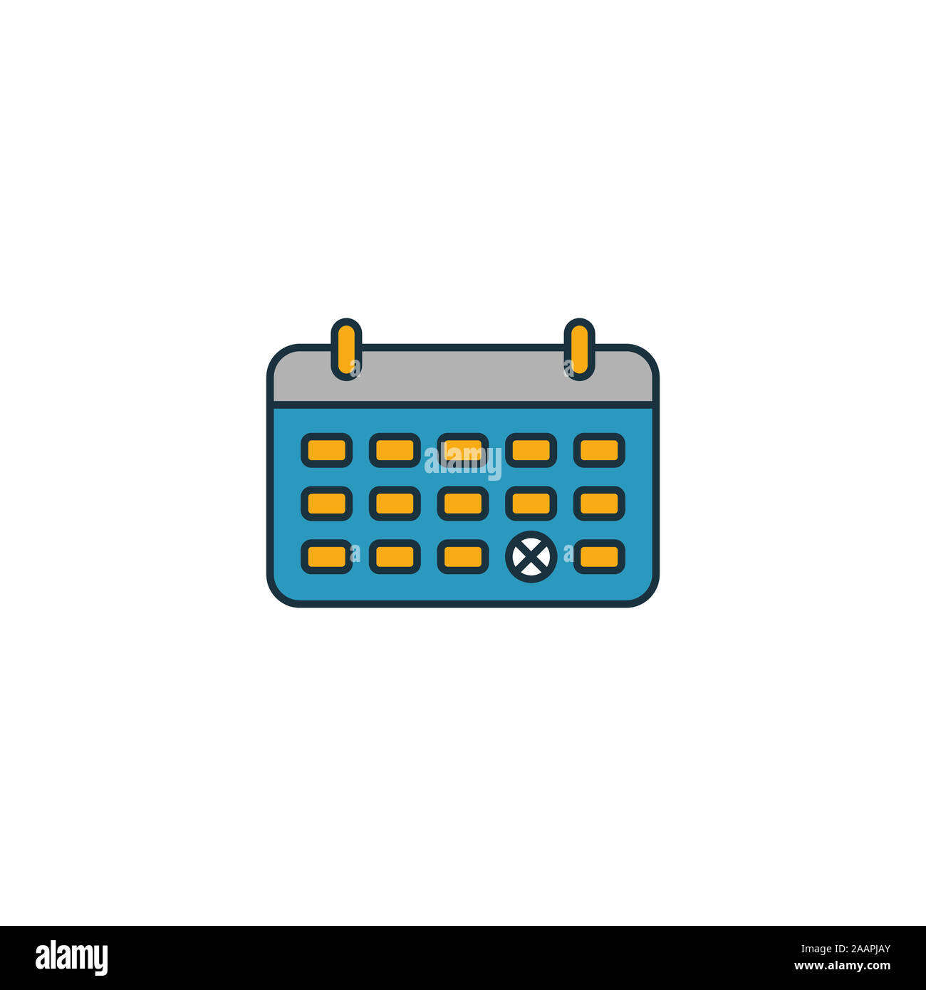 Key Event icon. Outline filled creative elemet from business management ...