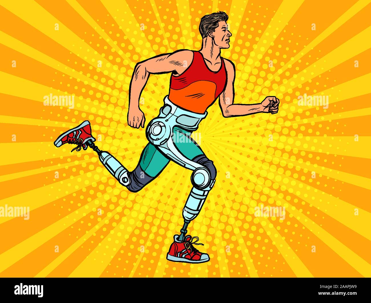 Running man sportsman sport Stock Vector Images - Alamy