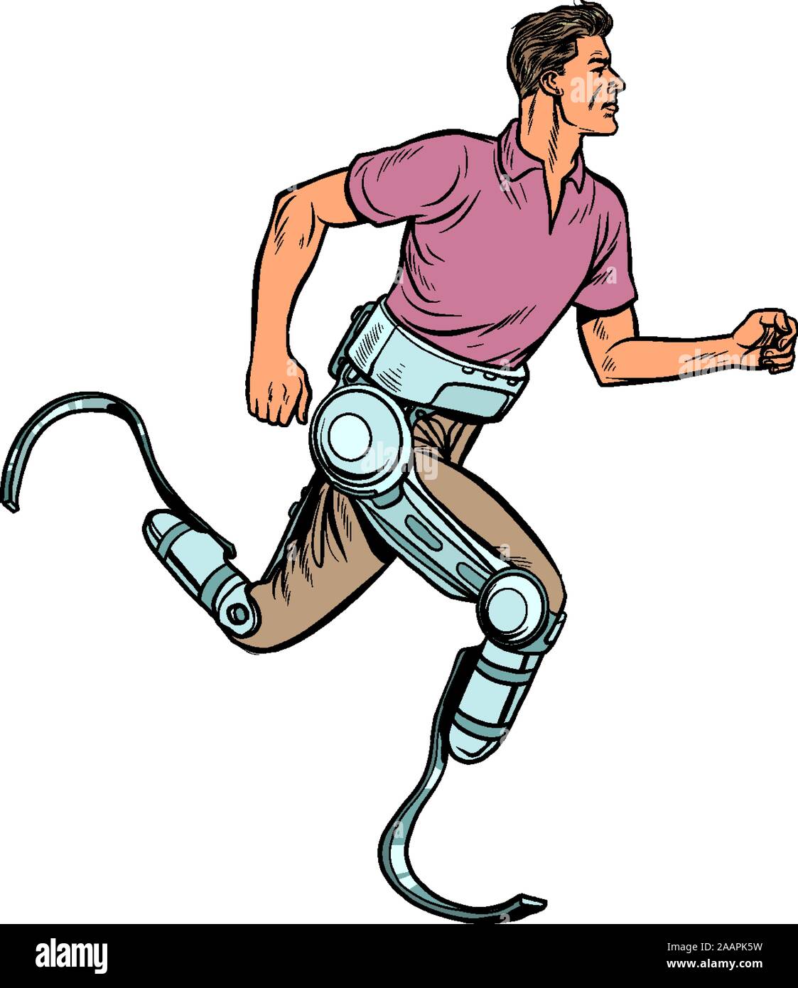 Disabled athlete Stock Vector Images - Alamy