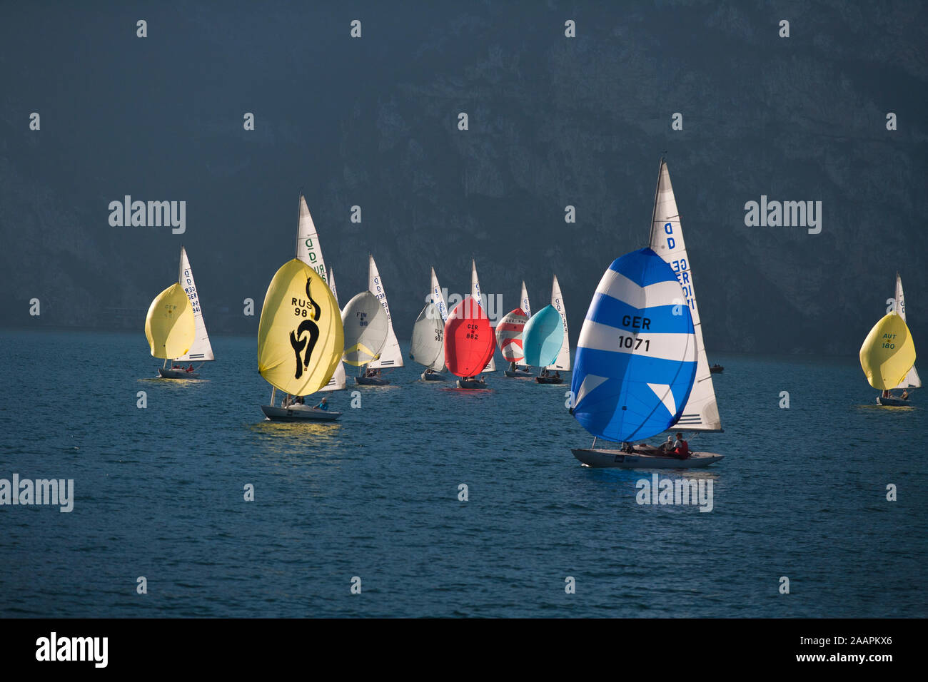 Segelregatta am gardasee hi-res stock photography and images - Alamy