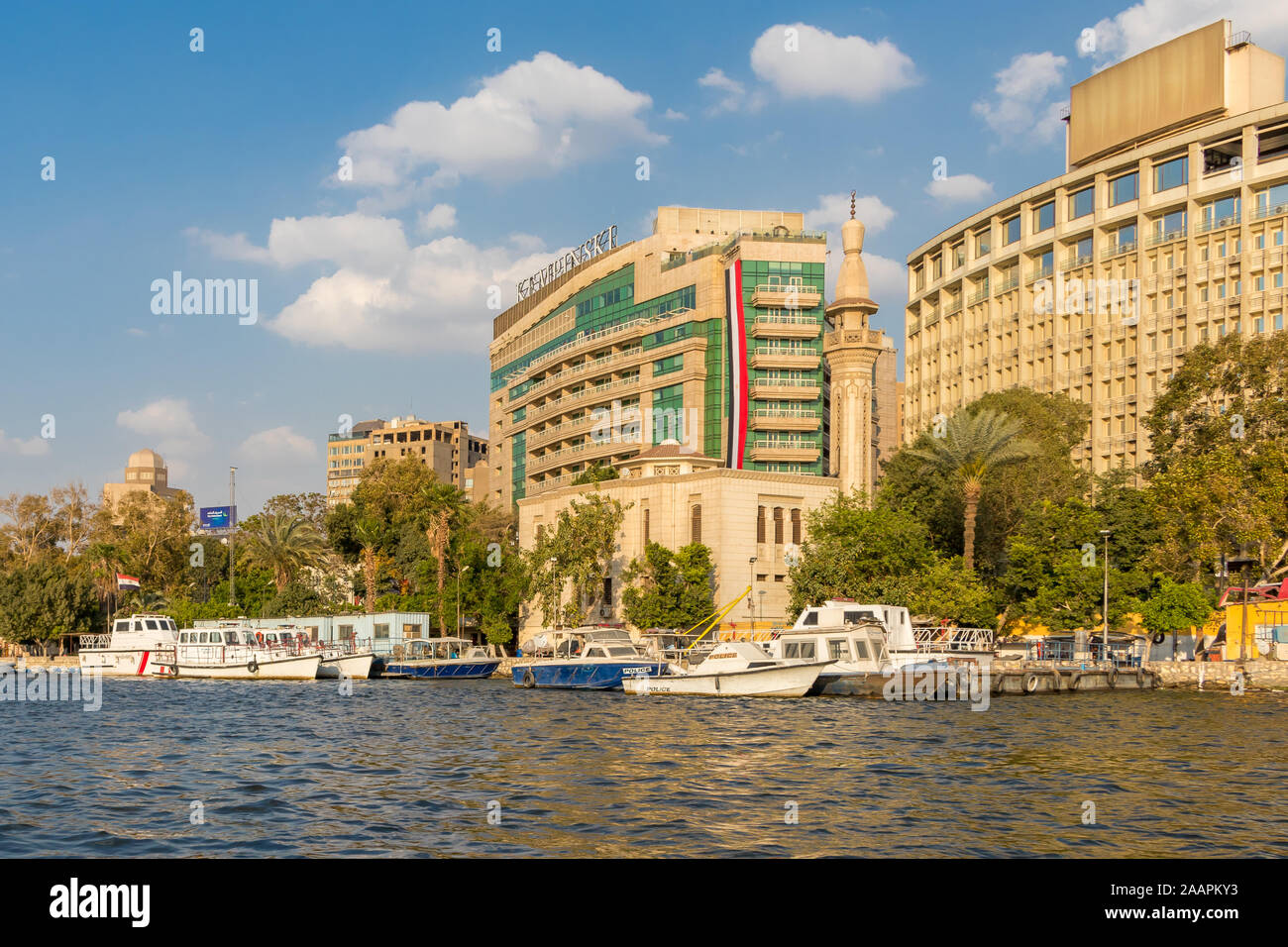 Seafront of nile river cairo hi-res stock photography and images - Alamy