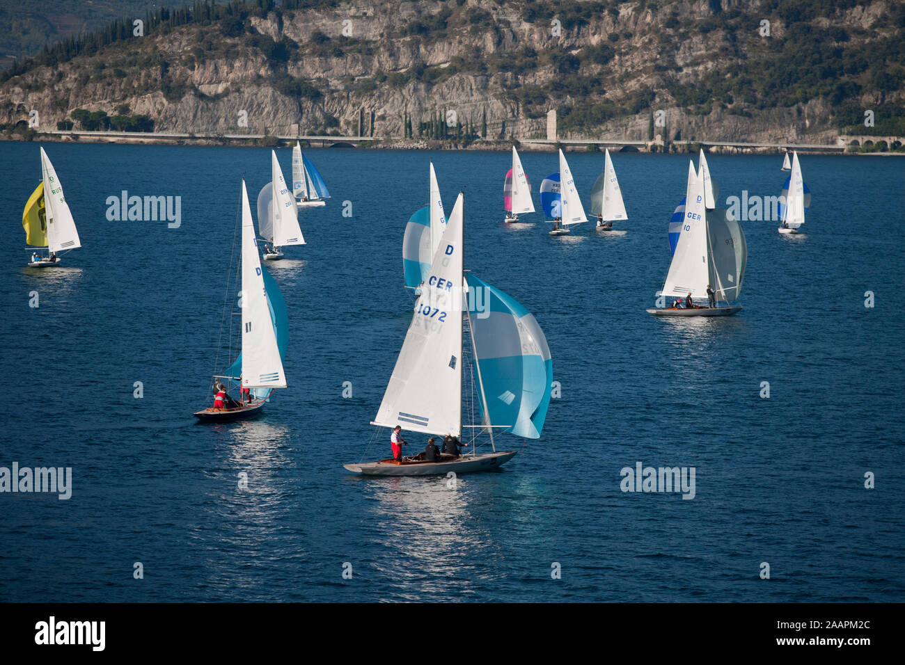 Segelregatta am gardasee hi-res stock photography and images - Alamy