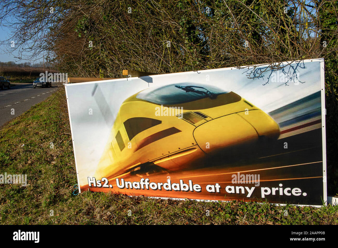 Hs2 sign field hi-res stock photography and images - Alamy