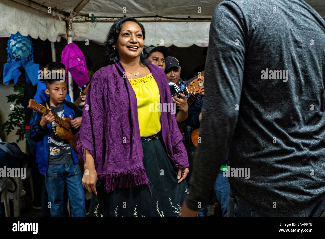 Zapateado dancers perform a traditional folk dance during a ...