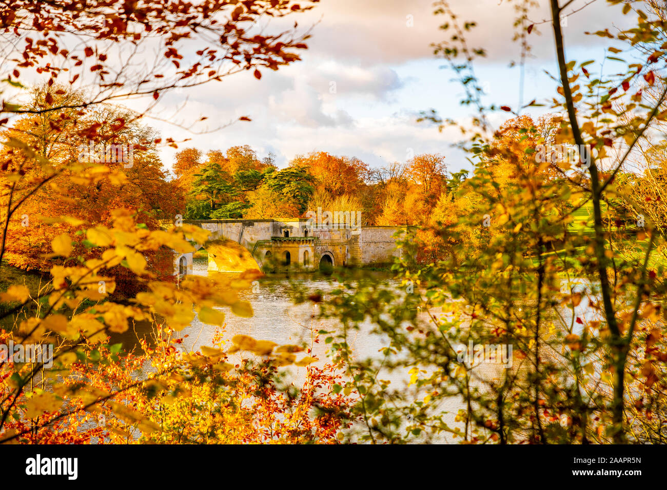 Vanbrughs grand bridge hi-res stock photography and images - Alamy