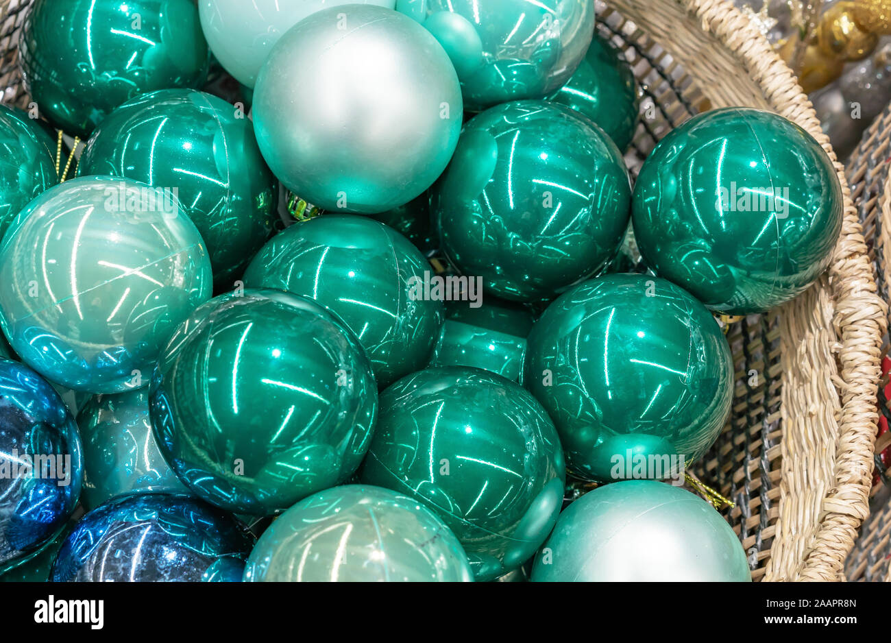 Balls in decorative colors hi-res stock photography and images - Alamy