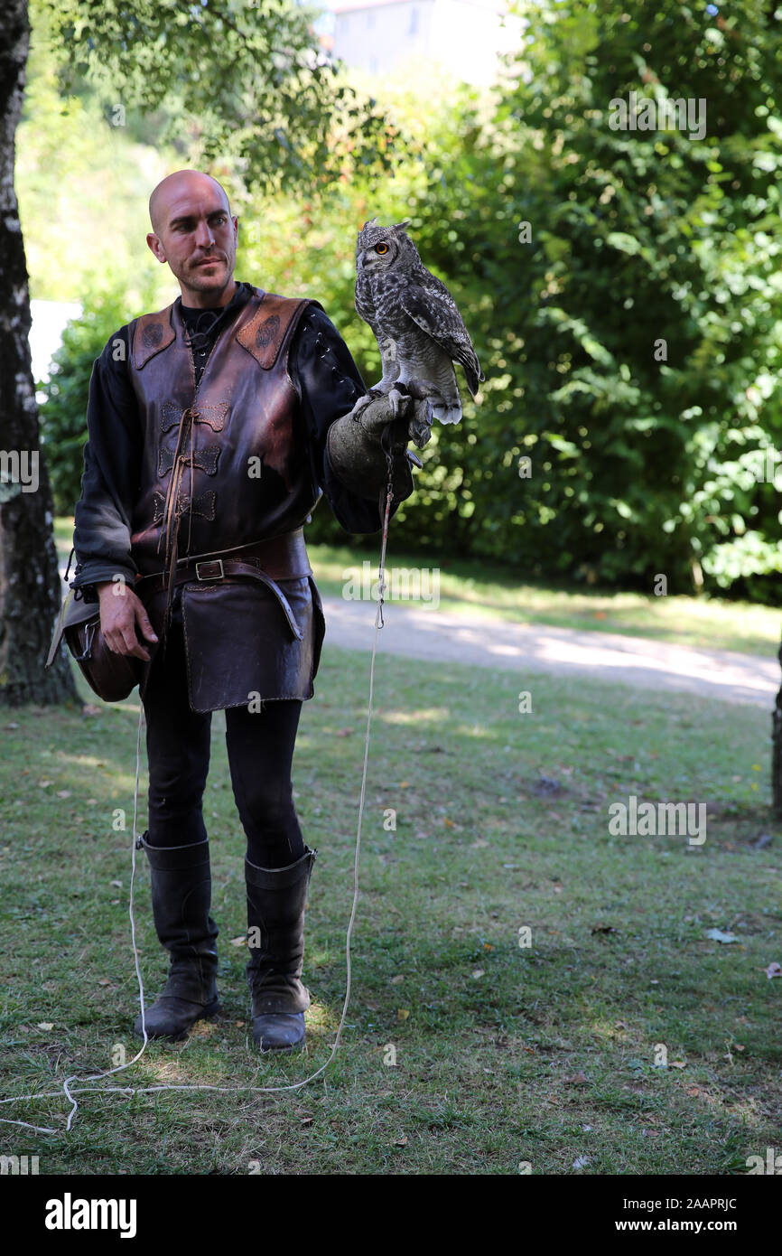 Medieval falconry hi-res stock photography and images - Alamy