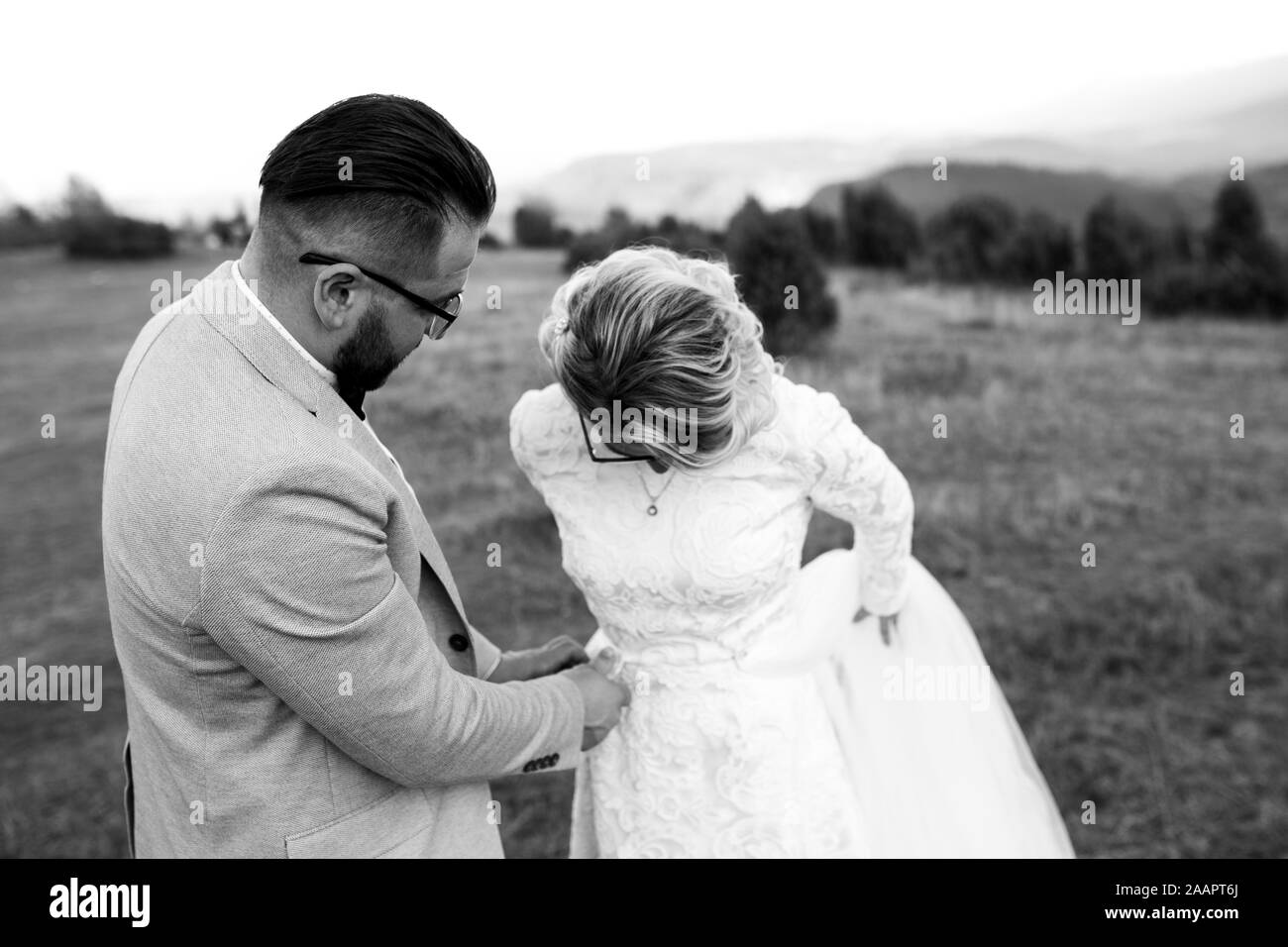 Weeding bouquet Black and White Stock Photos & Images - Alamy