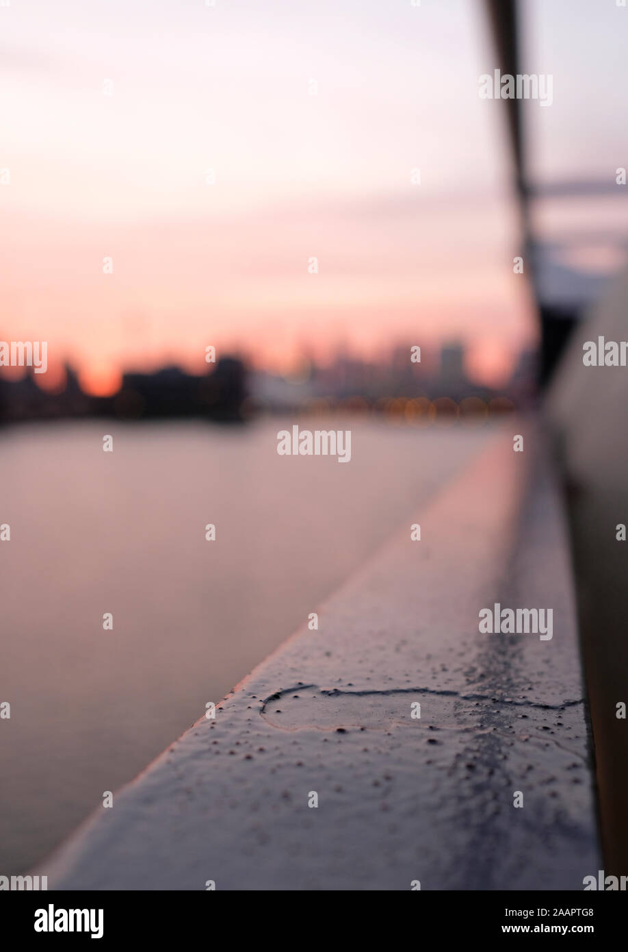 Gorgeous balcony view with the skyline of London in the background ...