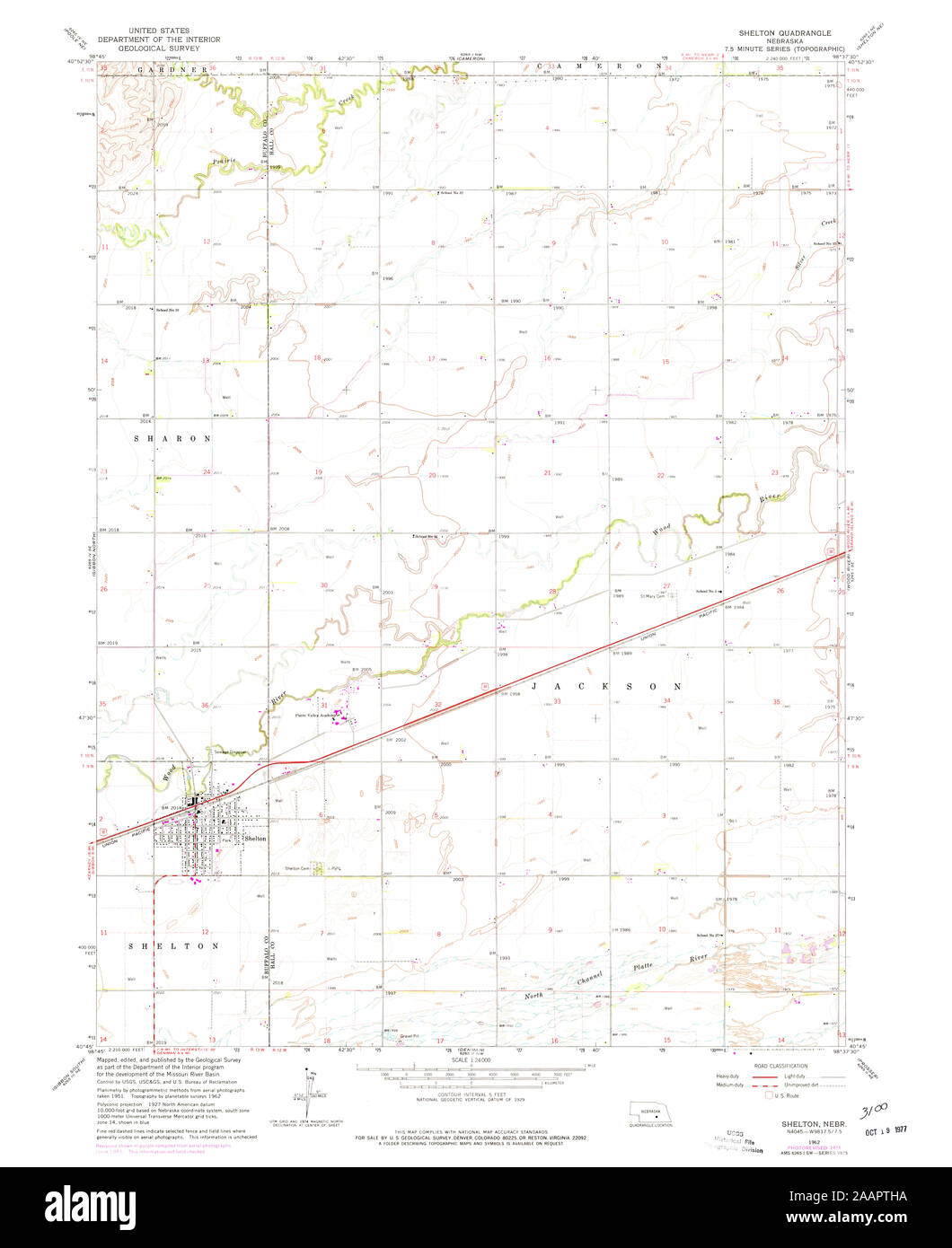 Map of shelton hi-res stock photography and images - Alamy