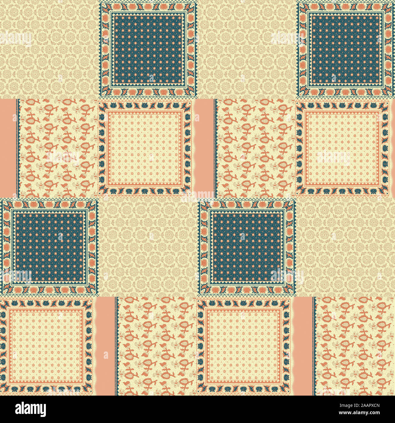 seamless geometrical square design background Stock Photo - Alamy