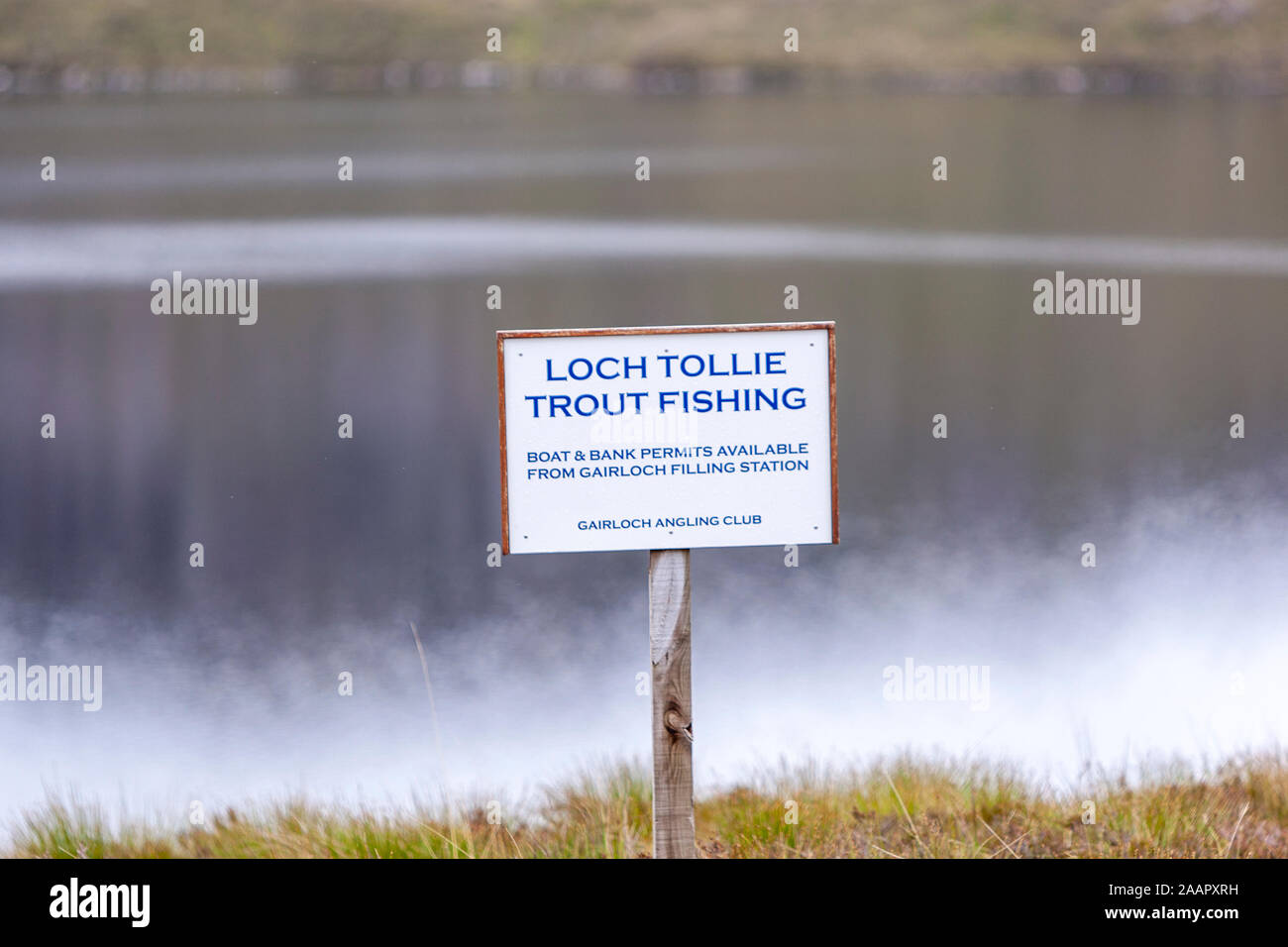 Trout fishing sign only with permit hi-res stock photography and images ...