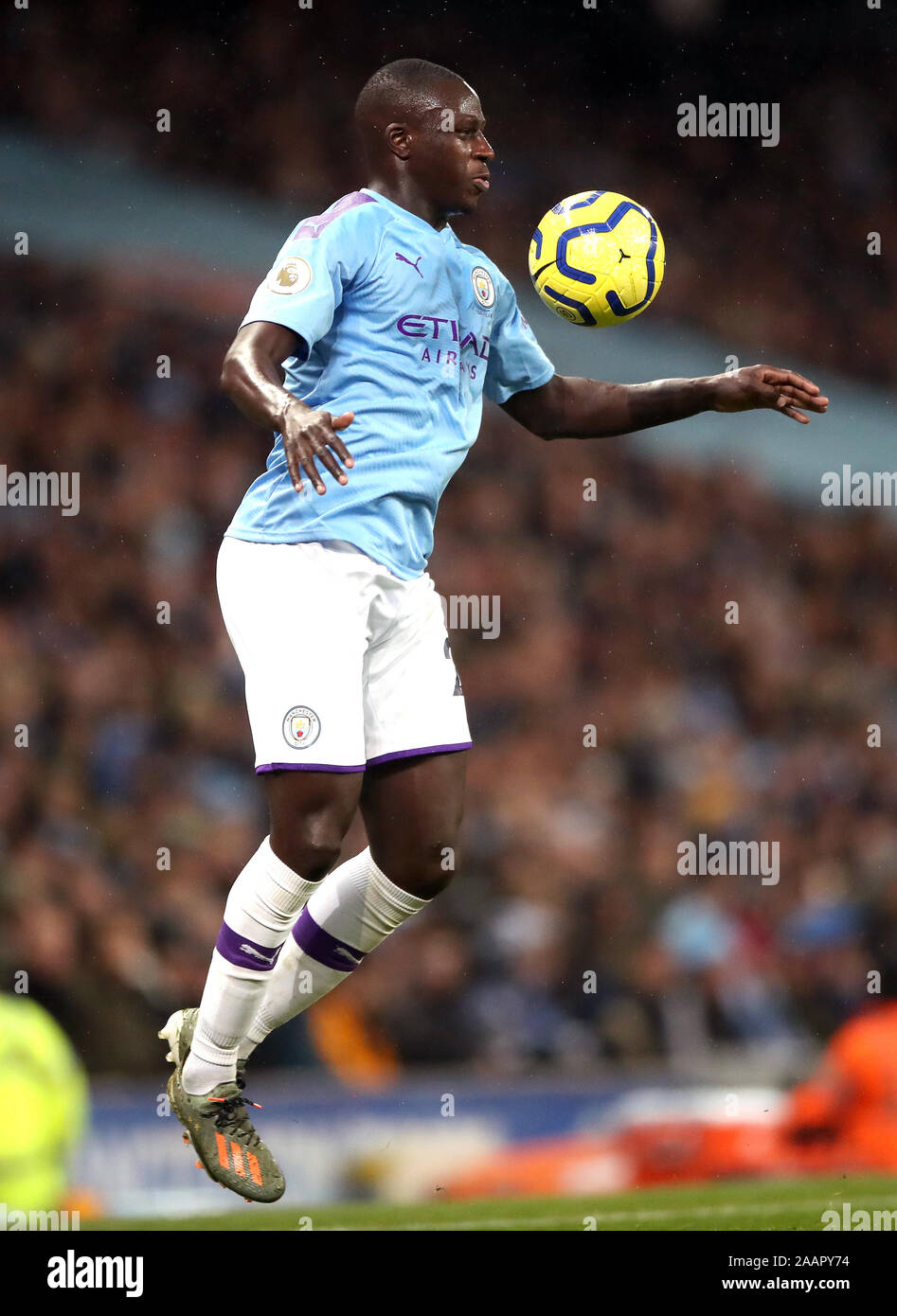 Manchester City's Benjamin Mendy during the Premier League match at the ...