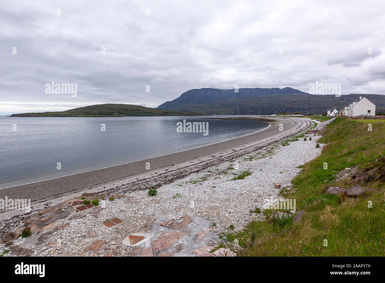 Beach of Ardmair, Ullapool, Scottish Highlands, Scotland, UK Stock ...