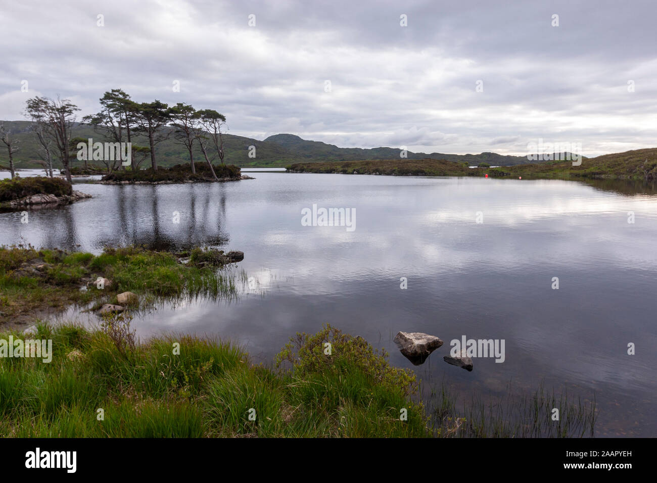 Loch Assynt, Scottish Highlands, Scotland, UK Stock Photo - Alamy