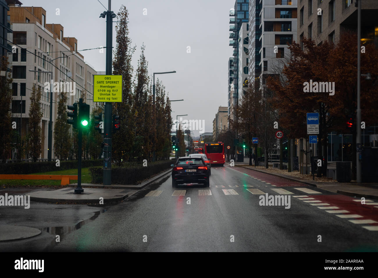 Oslo streets snow hi-res stock photography and images - Alamy