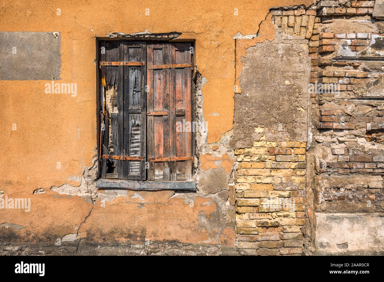 Old wooden window in Vilnius, Lithuania Stock Photo - Alamy